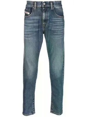DIESEL® Slim-cut Mid-wash Jeans - Blue