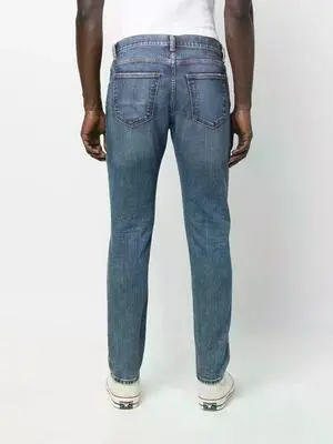 DIESEL® Slim-cut Mid-wash Jeans - Blue