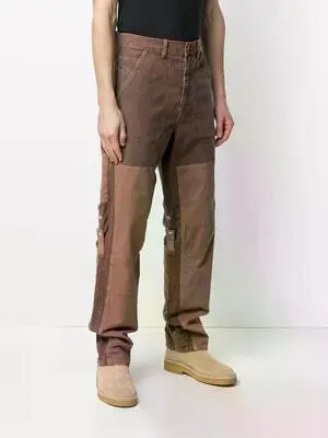 DIESEL® D-franky Patchwork Straight-leg Jeans