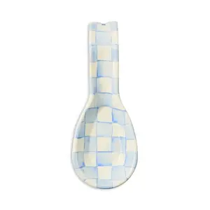 MACKENZIE-CHILDS Check Spoon Rest - Sky