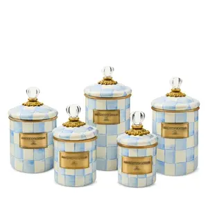 MACKENZIE-CHILDS Check Medium Canister