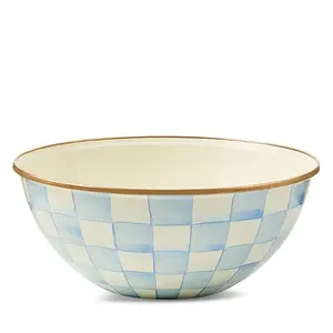 MACKENZIE-CHILDS Check Large Everyday Bowl - Sky