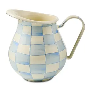 MACKENZIE-CHILDS Check Pitcher - Sky