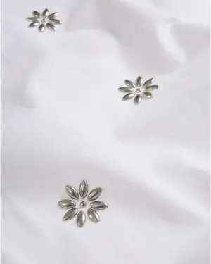 Veronica Beard Embellished Cotton T-shirt