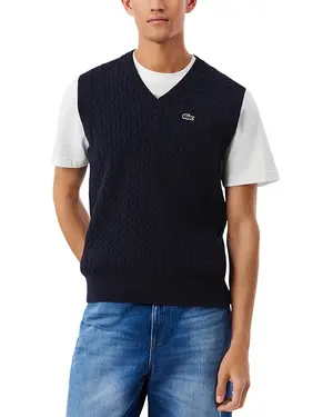 Men's Cable-Knit Sweater Vests