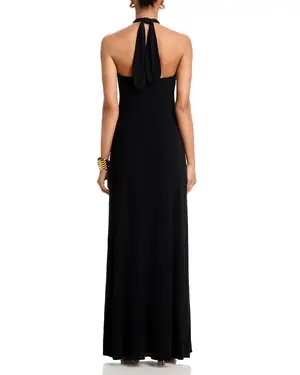 Ramy Brook Meredith Halter Neck Gown
