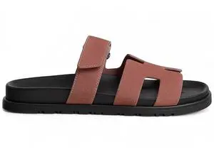 HERMÈS Hermes Chypre Sandal In Suede Goatskin