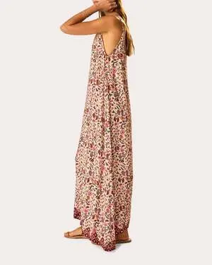 Natalie Martin Heather Floral Maxi Slip Dress