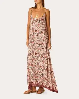 Natalie Martin Heather Floral Maxi Slip Dress