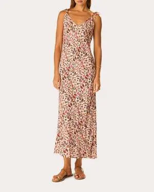 Natalie Martin Dakota Maxi Slip Dress Rayon - Multicolor