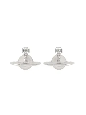 VIVIENNE WESTWOOD Vivienne Westwood Solid Orb Stud Earrings Silver