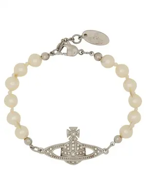 VIVIENNE WESTWOOD Mini Bas Relief Bracelet - Silver