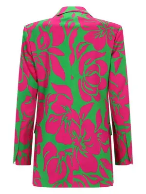 Dries Van Noten Basti" Single-breasted Floral Blazer - Multicolour