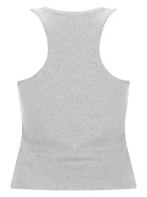 Casablanca Ribbed Logo Tank Top - Grey