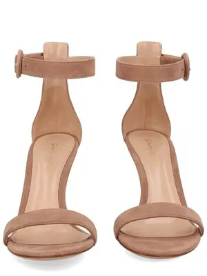 GIANVITO ROSSI Portofino 85 Heeled Sandals - Beige