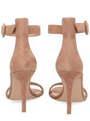 GIANVITO ROSSI Portofino 85 Heeled Sandals - Beige