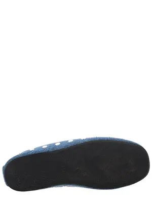 GANNI Ballerina Jenny Flat - Denim