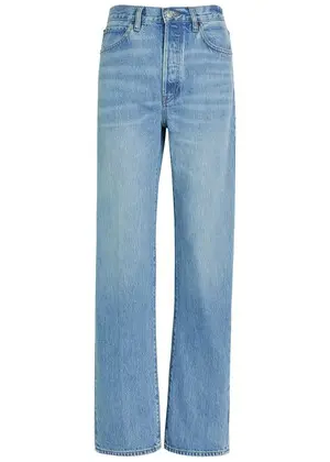 FRAME The Vertical Straight-leg Jeans - Blue