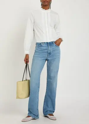 FRAME The Vertical Straight-leg Jeans - Blue