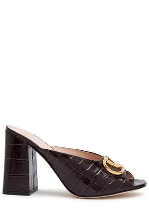 Valentino Garavani Block Heel Mules Clogs For Women