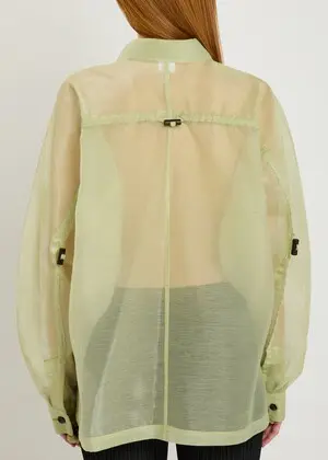 Issey Miyake Drawstring Organza Shirt
