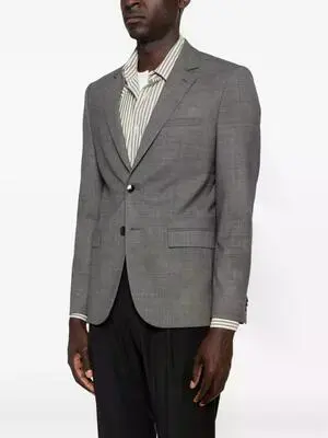 BOSS Single-breasted Notched-lapels Jacket