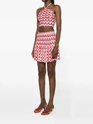 Missoni Zigzag-knit Ruffled Mini Skirt
