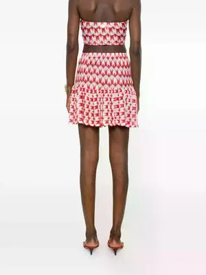Missoni Zigzag-knit Ruffled Mini Skirt