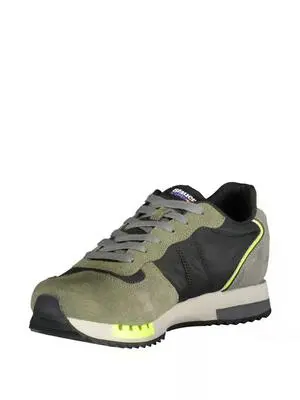 BLAUER. Suede Panelled Sneakers