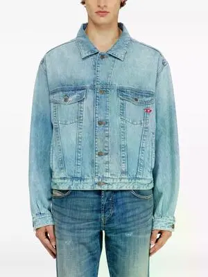 DIESEL® D-ranger Buttoned Denim Jacket - Blue