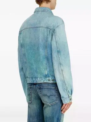 DIESEL® D-ranger Buttoned Denim Jacket - Blue