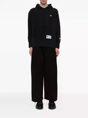 Undercover X Uc Logo-patch Drawstring Hoodie