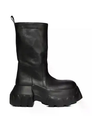 Rick Owens Round Toe Boots For Women