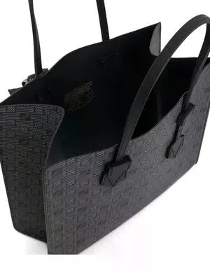 Moreau Pm Breamason Leather Tote Bag - Black
