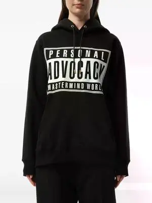 MASTERMIND WORLD Logo Print Drawstring Hoodie