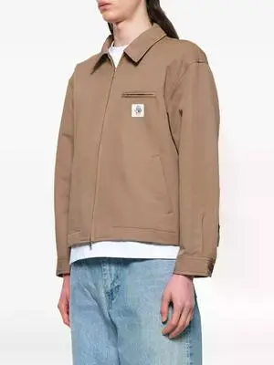 VOWELS Logo-patch Zip-up Jacket