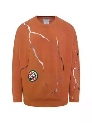 DOUBLET Cracked Egg Design Knit Sweater