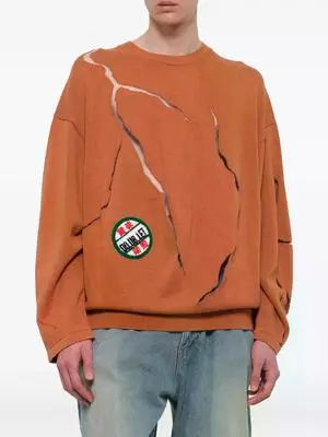 DOUBLET Cracked Egg Design Knit Sweater