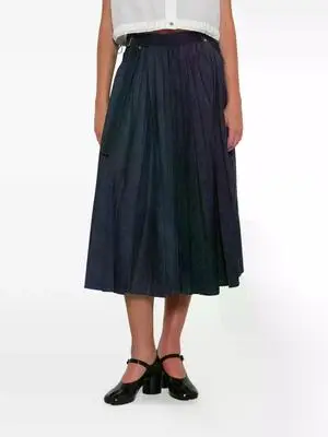Sacai Pleated Denim Skirt