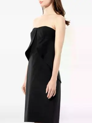 Balenciaga Swan Strapless Ruffled Dress