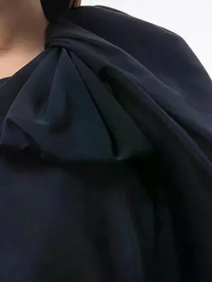 LANVIN Gathered Bow Detail Jacket