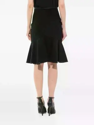 Givenchy Ruffled Satin-trim Skirt