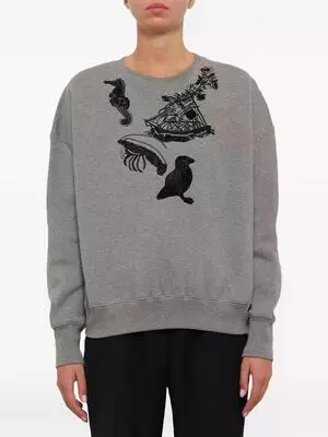 Alexander McQueen Sea Creature Embroidered Sweatshirt