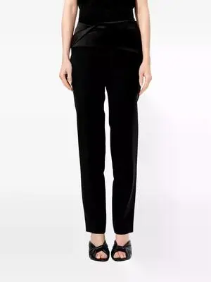 Balenciaga Satin-trimmed Tailored Trousers