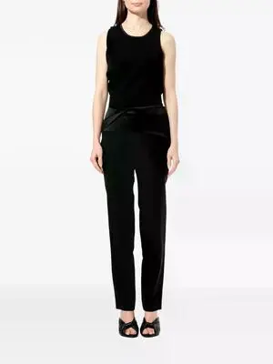 Balenciaga Satin-trimmed Tailored Trousers