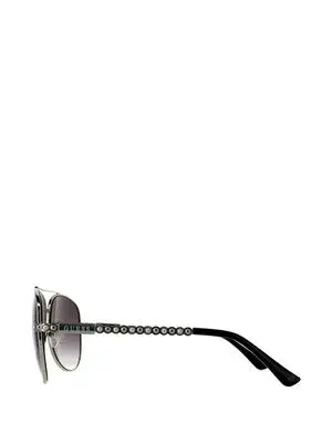 Guess Aviator Sunglasses With Logo Detail