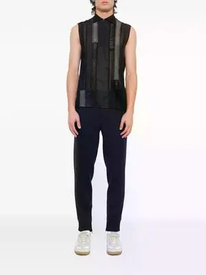 LANVIN Sleeveless Patchwork Shirt