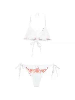 MAZZEI Graphic Print Triangle Bikini
