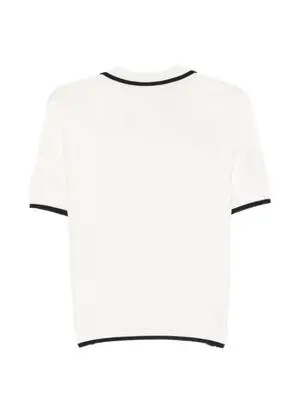 MC2 SAINT BARTH Amaris Braid Cable-knit T-shirt