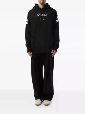 MASTERMIND WORLD Skull Print Drawstring Hoodie - Black